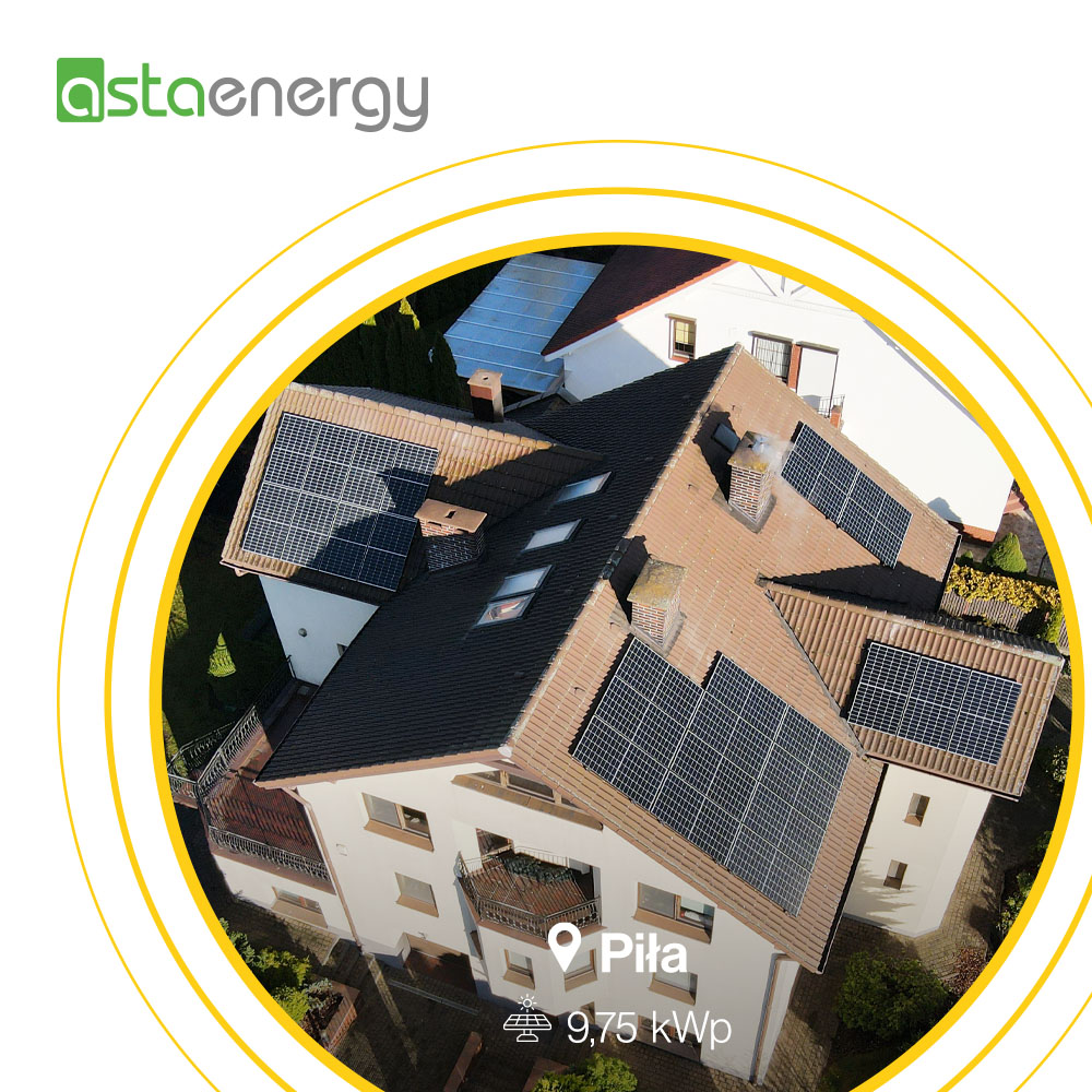 Realizacje - Fotowoltaika Piła, Złotów, Wałcz, Chodzież - ASTA-ENERGY