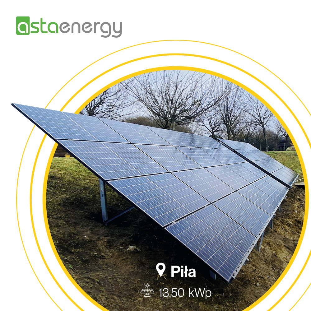Realizacje - Fotowoltaika Piła, Złotów, Wałcz, Chodzież - ASTA-ENERGY