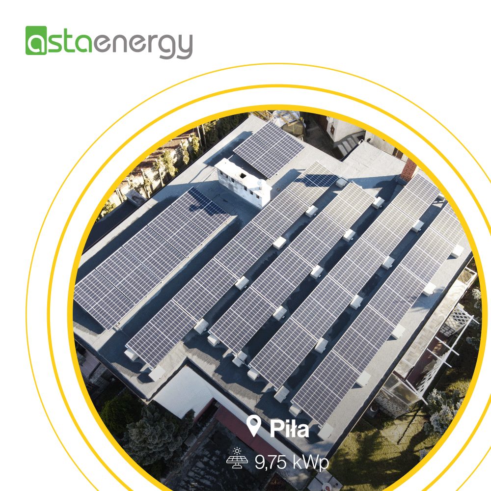 Realizacje - Fotowoltaika Piła, Złotów, Wałcz, Chodzież - ASTA-ENERGY